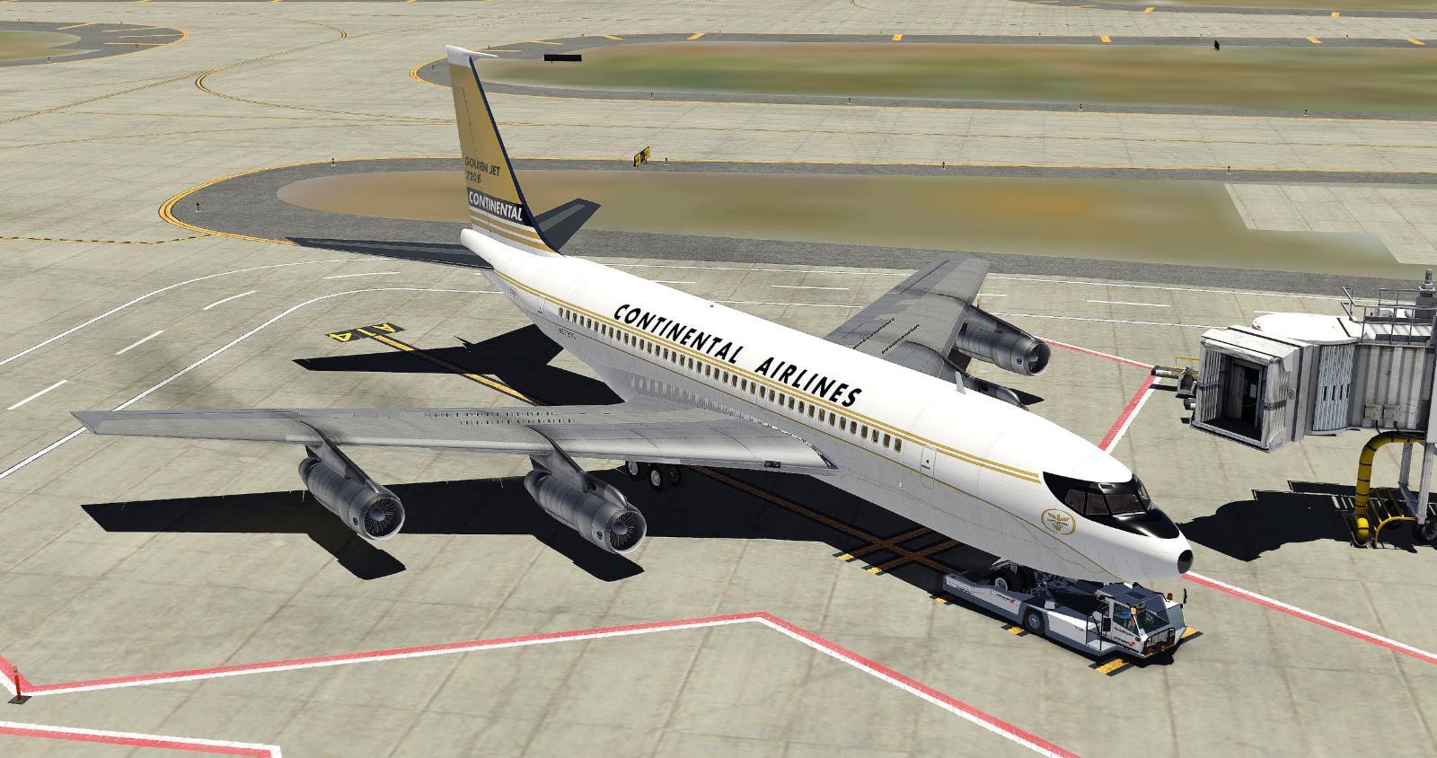 Continental Airlines - Golden Jet Livery (N57205) for Shenshee Boeing ...