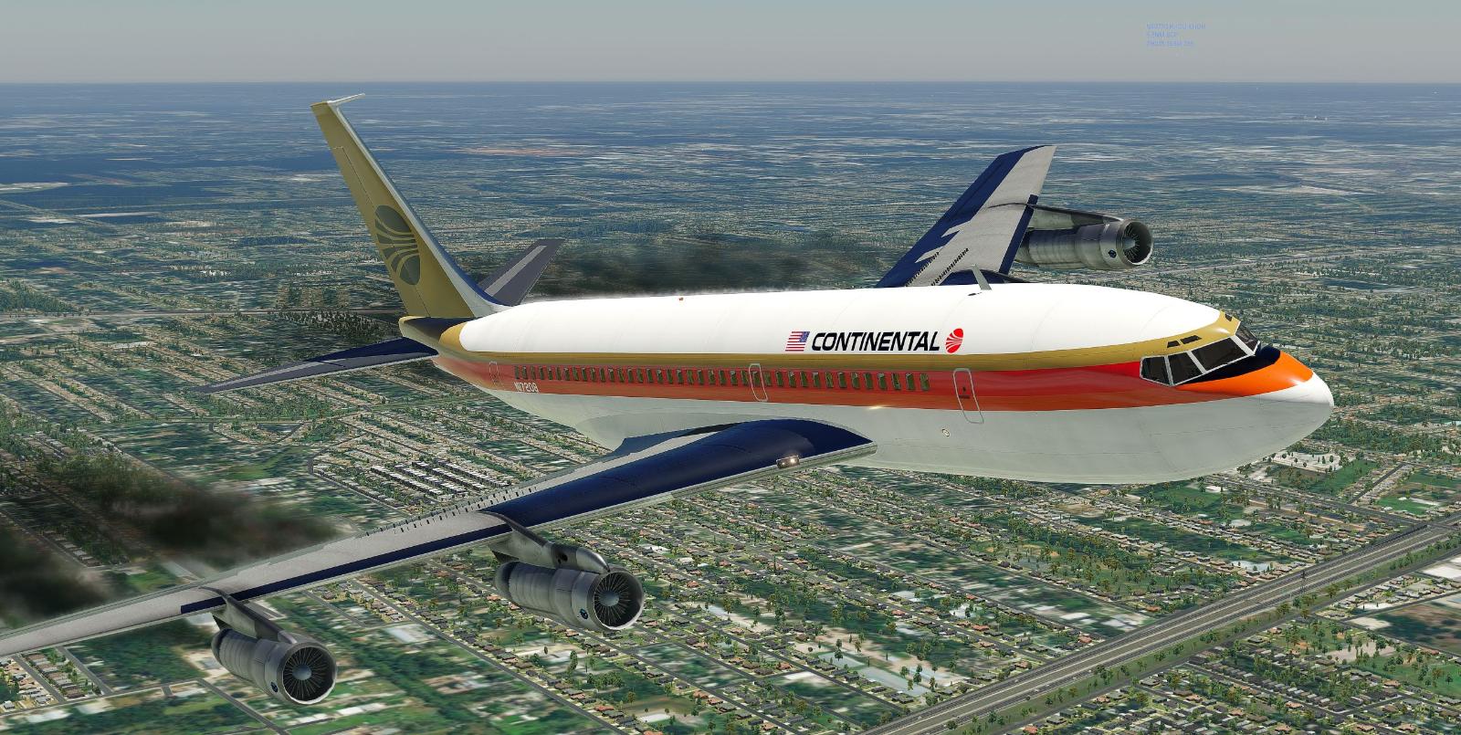 Continental Airlines - Contrails (Black Meatball) Livery for Shenshee's ...