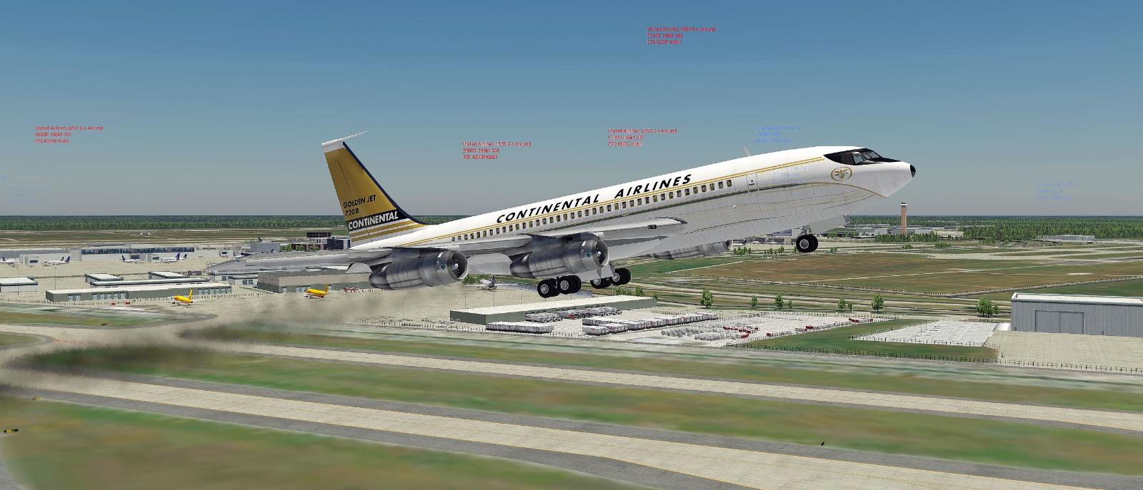 Continental Airlines - Golden Jet Livery (N57205) for Shenshee Boeing ...