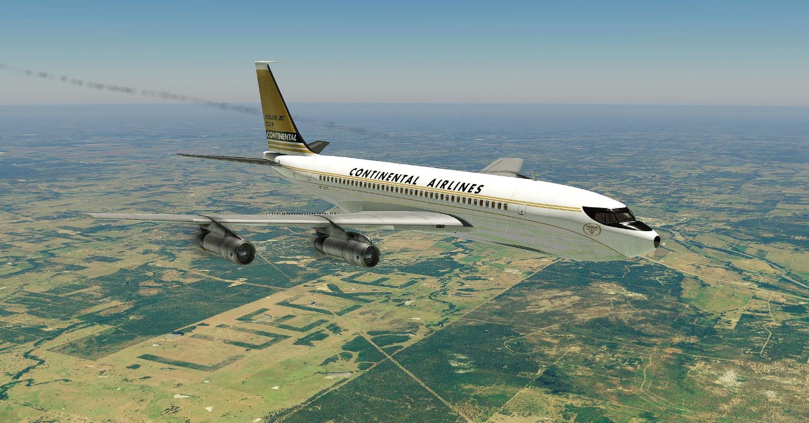 Continental Airlines - Golden Jet Livery (N57205) for Shenshee Boeing ...