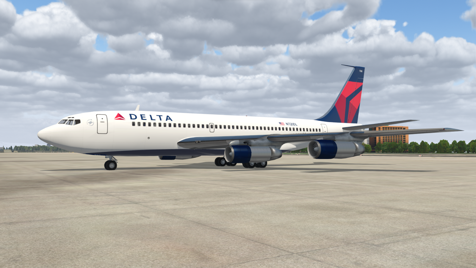 Delta Airlines modern livery for Shenshee's Boeing 720B - Aircraft ...