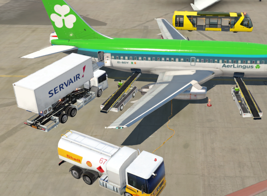 JD Ground Handling Deluxe set for FJS732 TWINJET XPLANE 11 - Payware ...