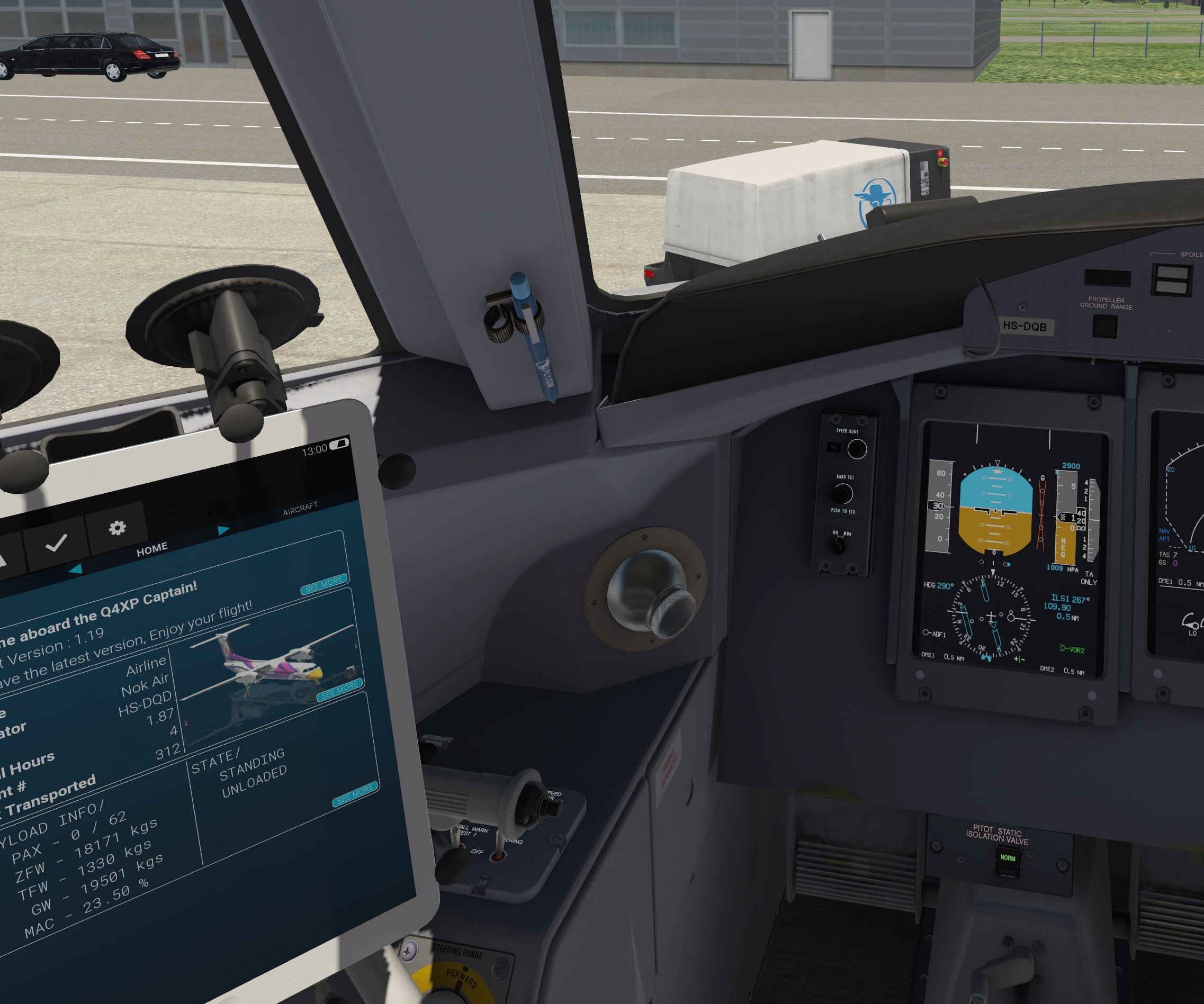 NokAir Q400 (HS-DQB - NOK KAO NEAW) FlyJSim Q4XP - Q4XP by FlyJSim - X ...