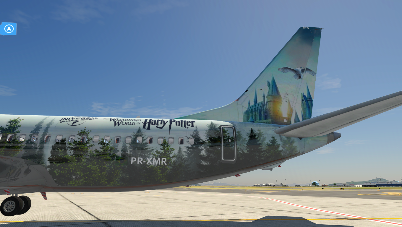 737-MAX8 GOL Harry Potter - Aircraft Skins - Liveries - X-Plane.Org Forum
