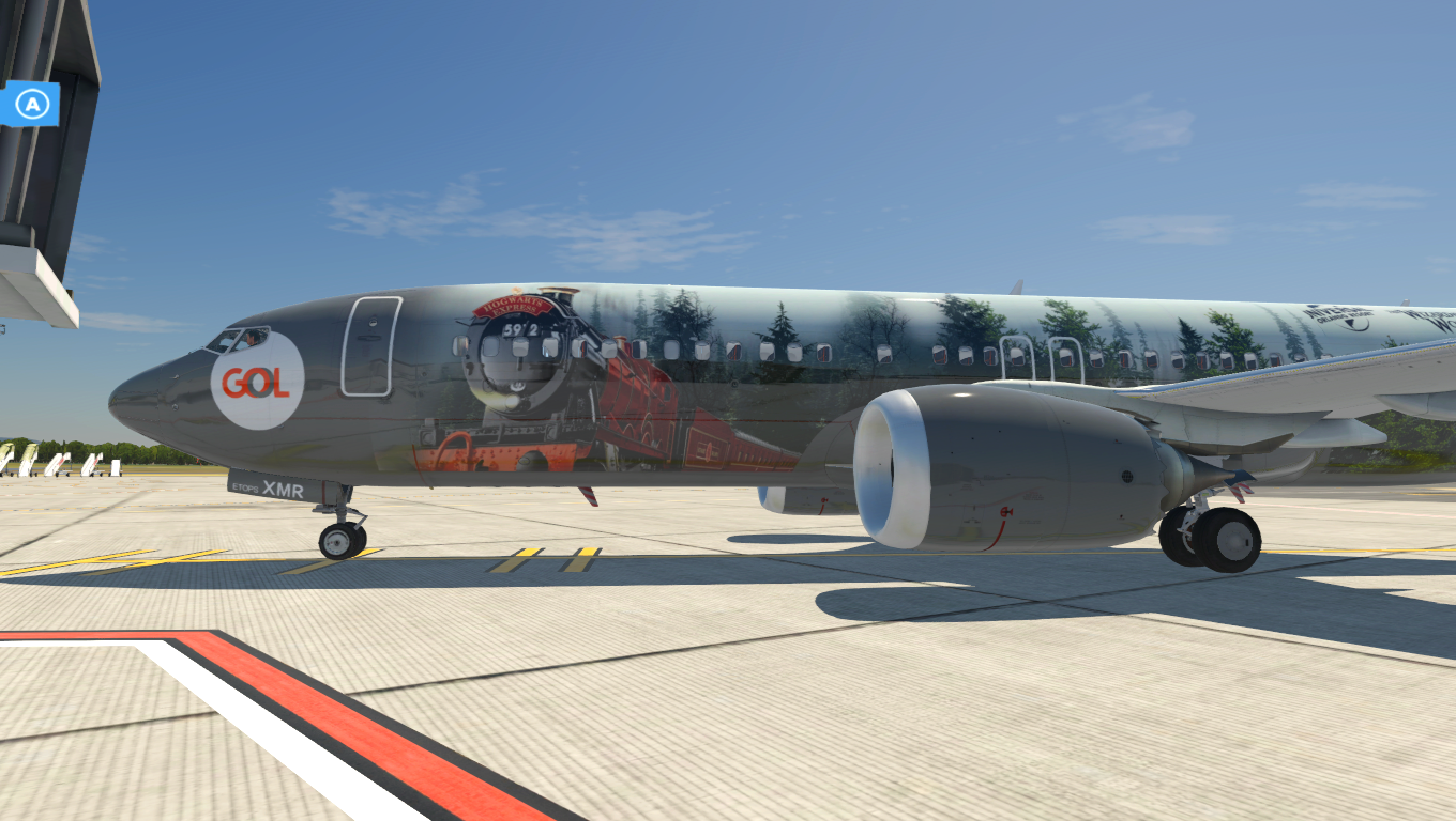 737-MAX8 GOL Harry Potter - Aircraft Skins - Liveries - X-Plane.Org Forum