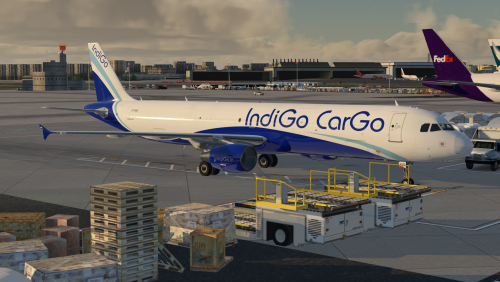 IndiGo CarGo Livery VT-IKW & Maltese Registration 9H-AMQ for ToLiss ...