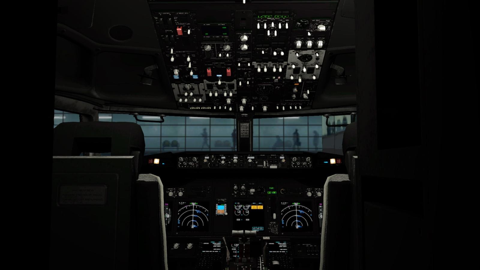 Black Cockpit for Laminar B737-800 [X-Plane 12] - Textures - X-Plane ...