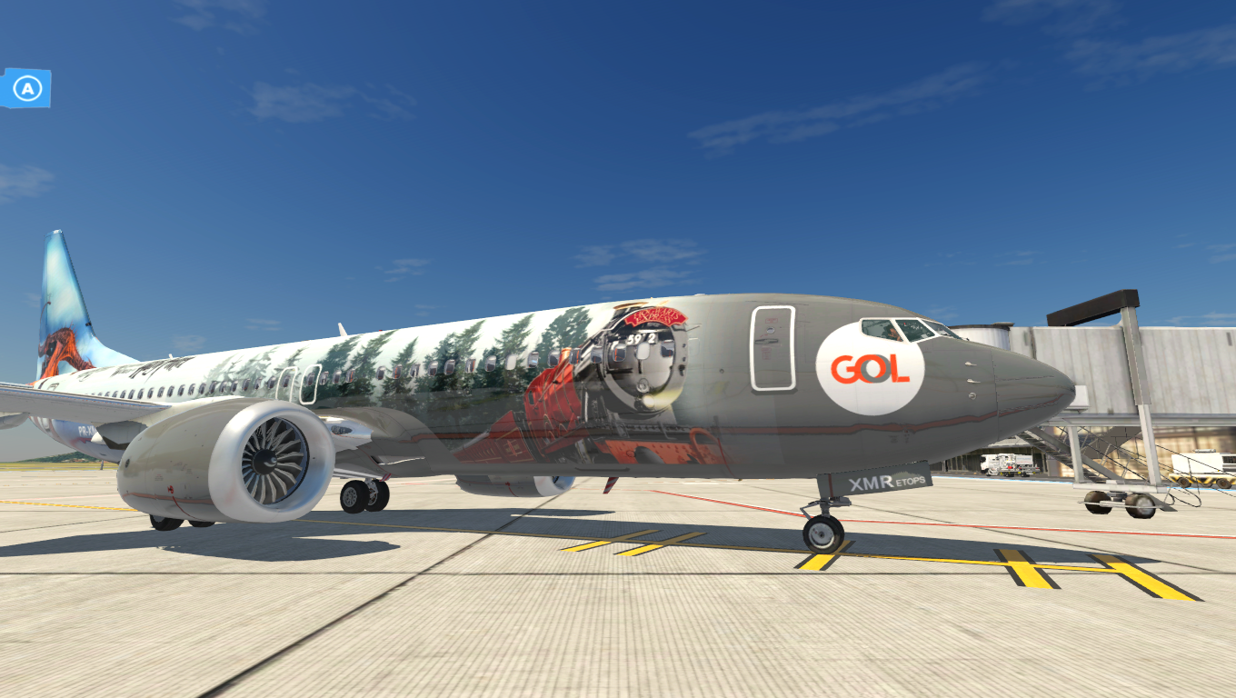 737-MAX8 GOL Harry Potter - Aircraft Skins - Liveries - X-Plane.Org Forum