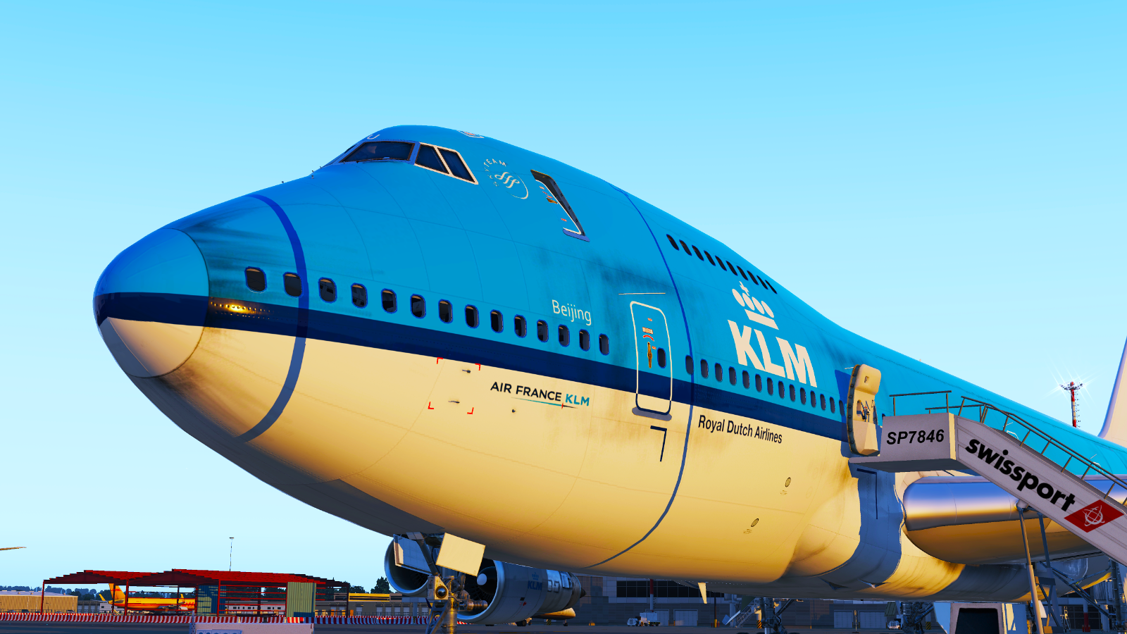 Felis 747 Classic KLM PH-BFS (with custom combi door) - Aircraft Skins ...