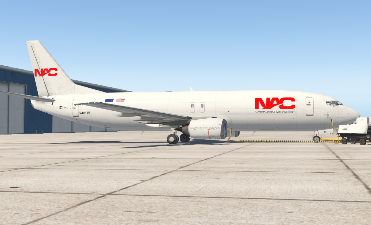 Northern Air Cargo NAC Boeing 737-400F N401YK - Aircraft Skins ...