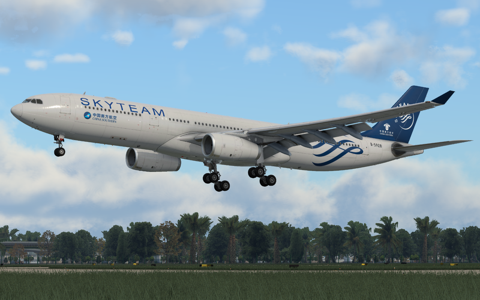 China Southern Airlines Skyteam Livery for Laminar A330(XP12 Default ...