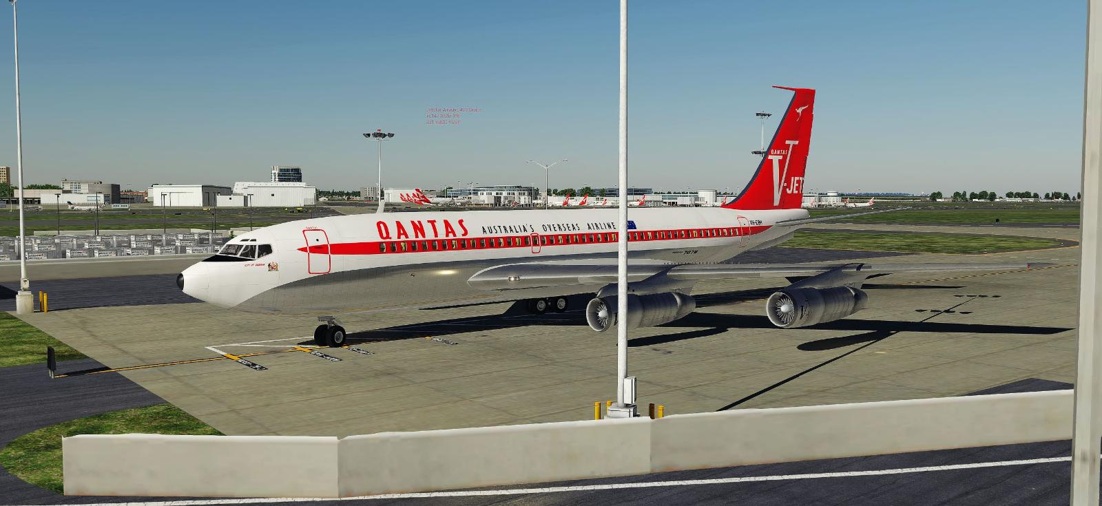 Qantas Airways - V-Jet Livery Pack for Shenshee Boeing 720B - Aircraft ...