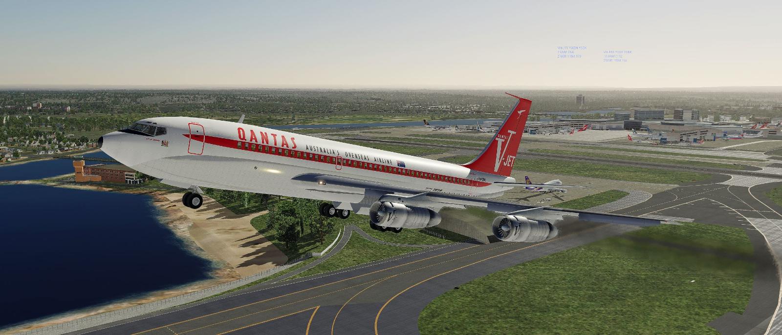 Qantas Airways - V-Jet Livery Pack for Shenshee Boeing 720B - Aircraft ...