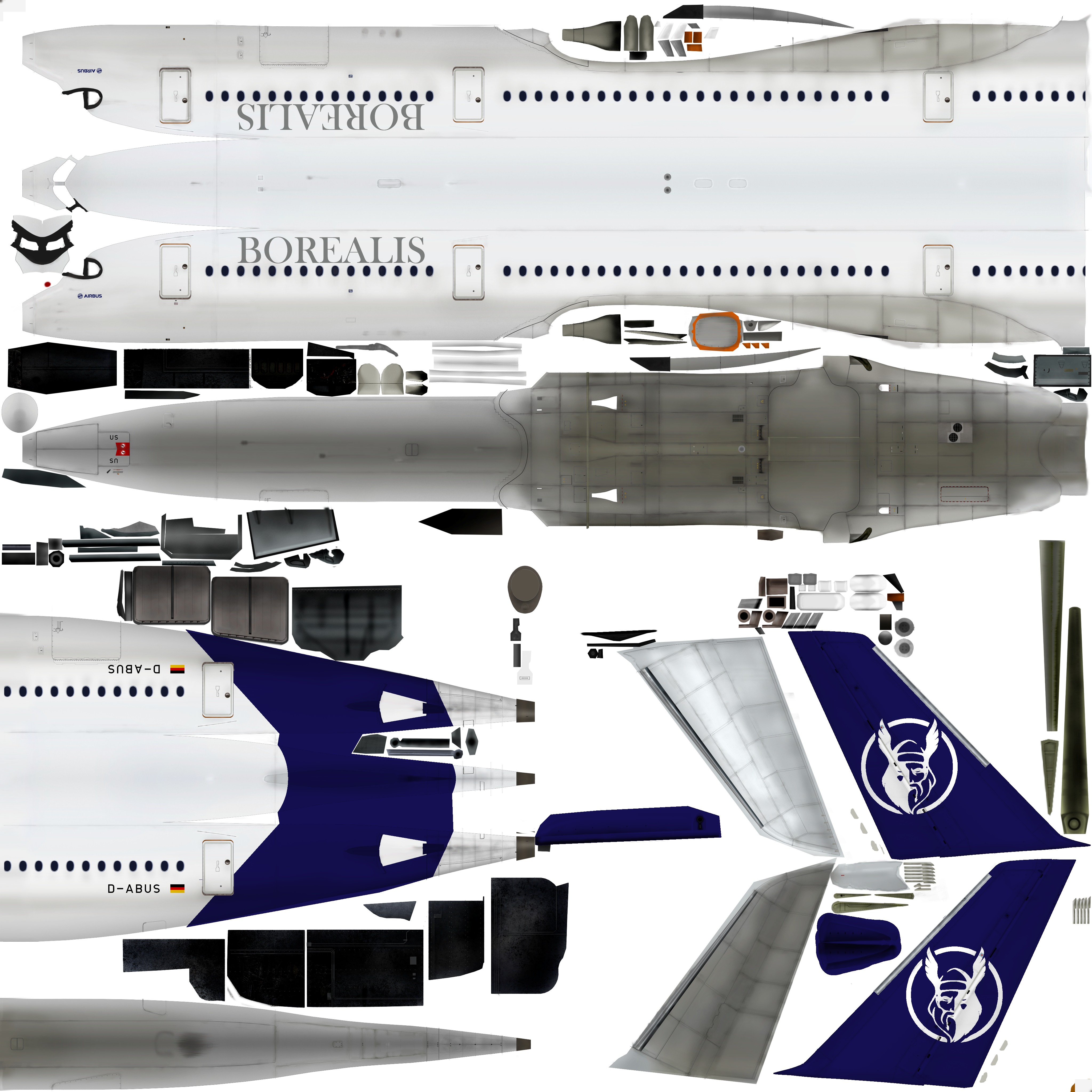 FF A350 Borealis Livery (fictional) - FlightFactor - X-Plane.Org Forum