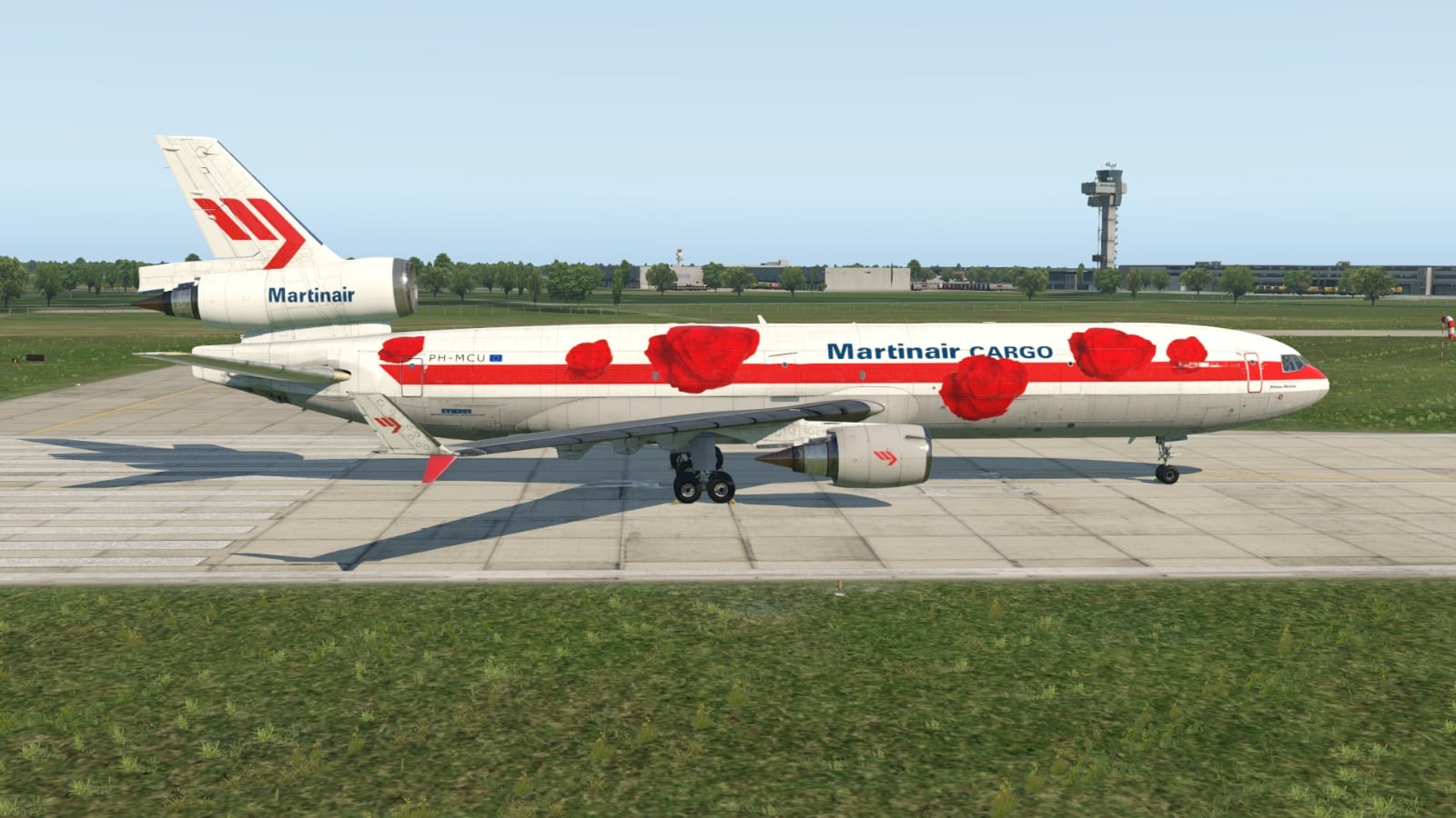 Rotate MD-11F Martinair Cargo (PH-MCU, Prinses Máxima, Rose Livery ...