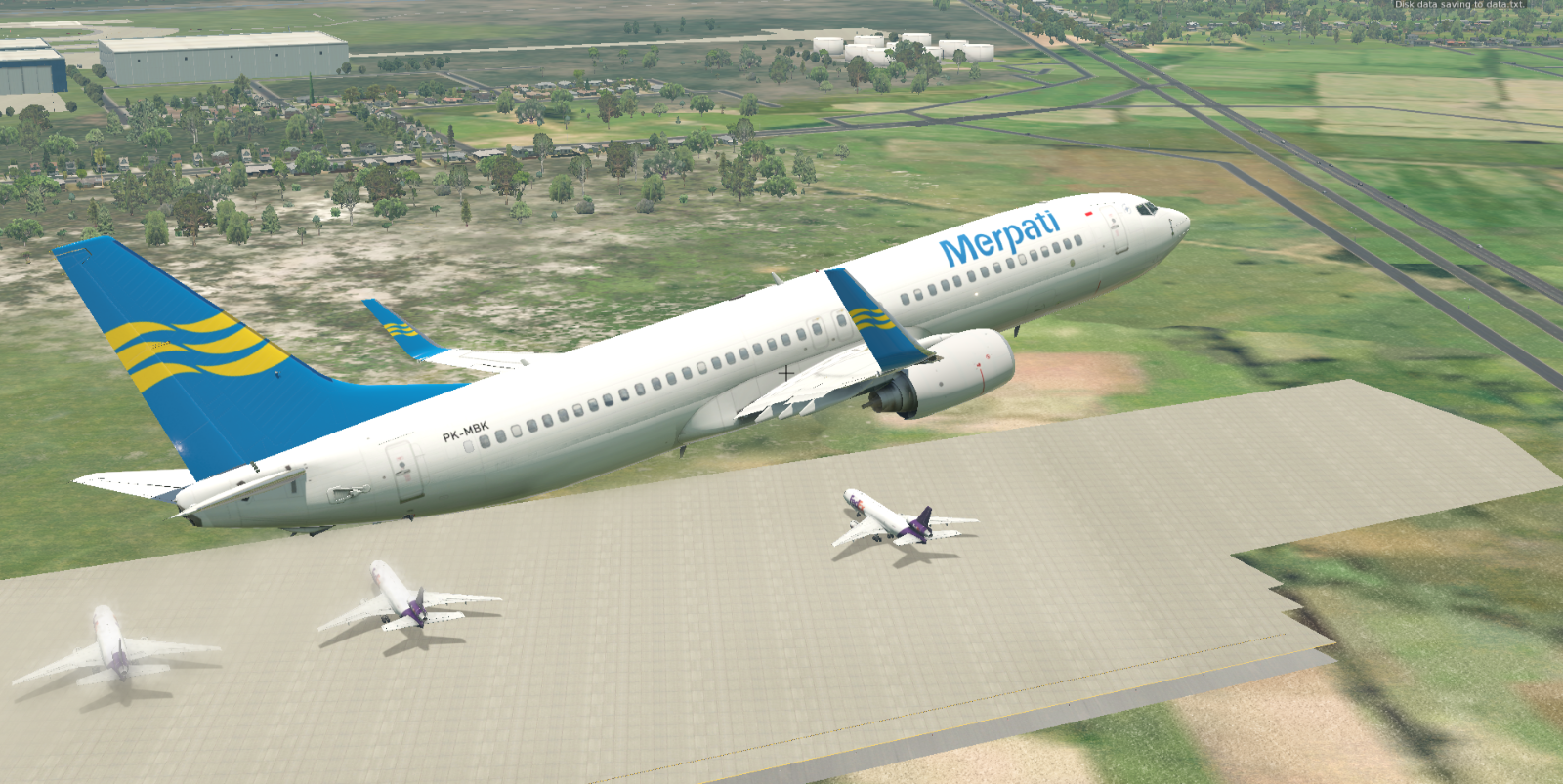 Merpati Nusantara Airlines - Boeing 737-800 (Default) - Aircraft Skins ...