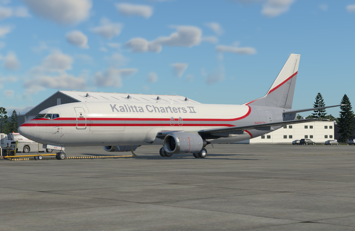 Kalitta Charter II Boeing 737-400 N405CK / N733CK for IXEG 737 RG Mod ...