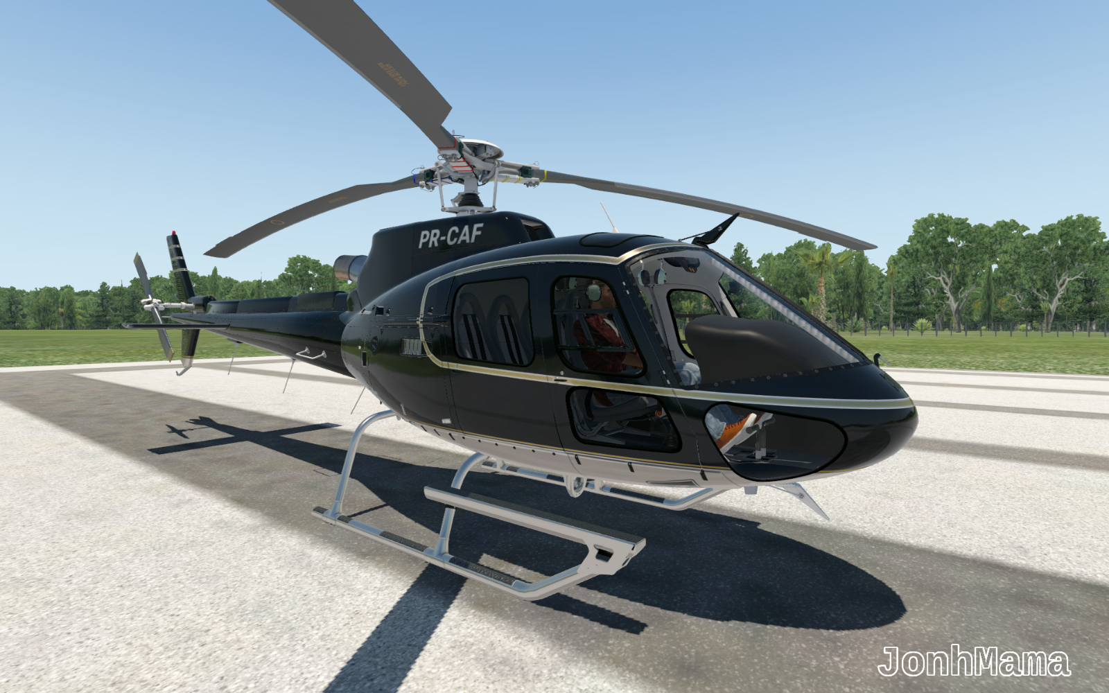 CowanSim H125 (AS350) - PR-CAF (Private Helicopter) - Aircraft Skins ...