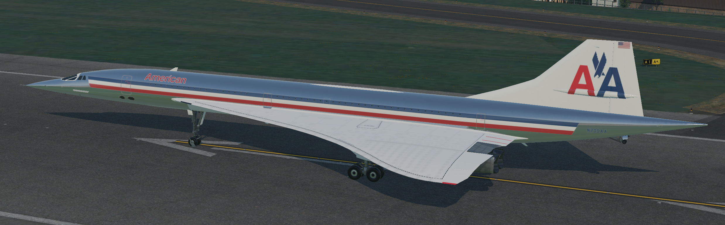 Colimata Concorde American Airlines 90's Livery - Concorde by Colimata ...