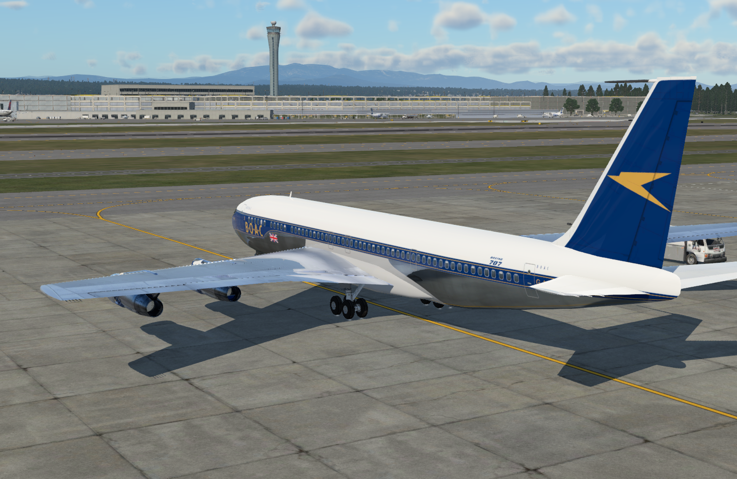 BOAC 1960s color Boeing 707-300 for Michael Wilson's 707-320 - Aircraft ...