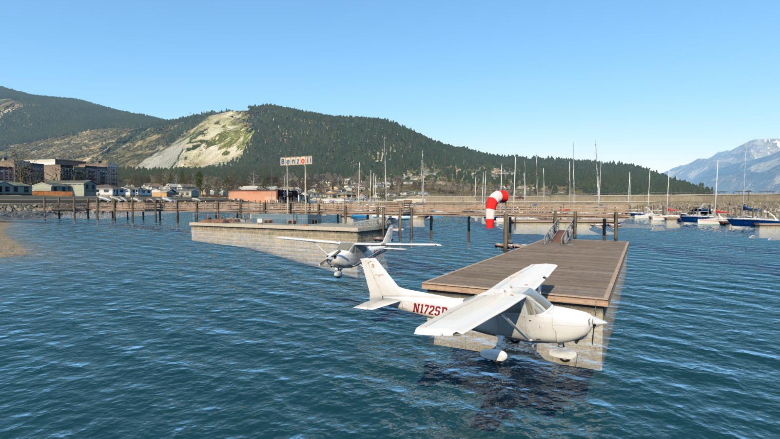 Landplanes at a seaplane dock - XP12 Scenery - X-Plane.Org Forum