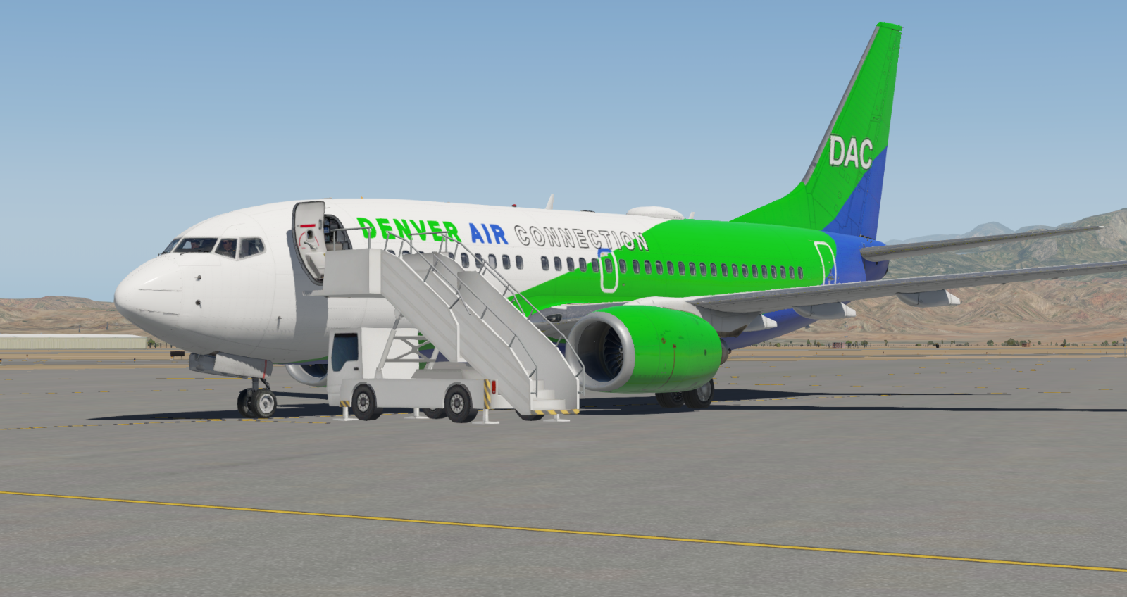 LevelUP 737-700 - Denver Air Connection (fictional) - Aircraft Skins ...