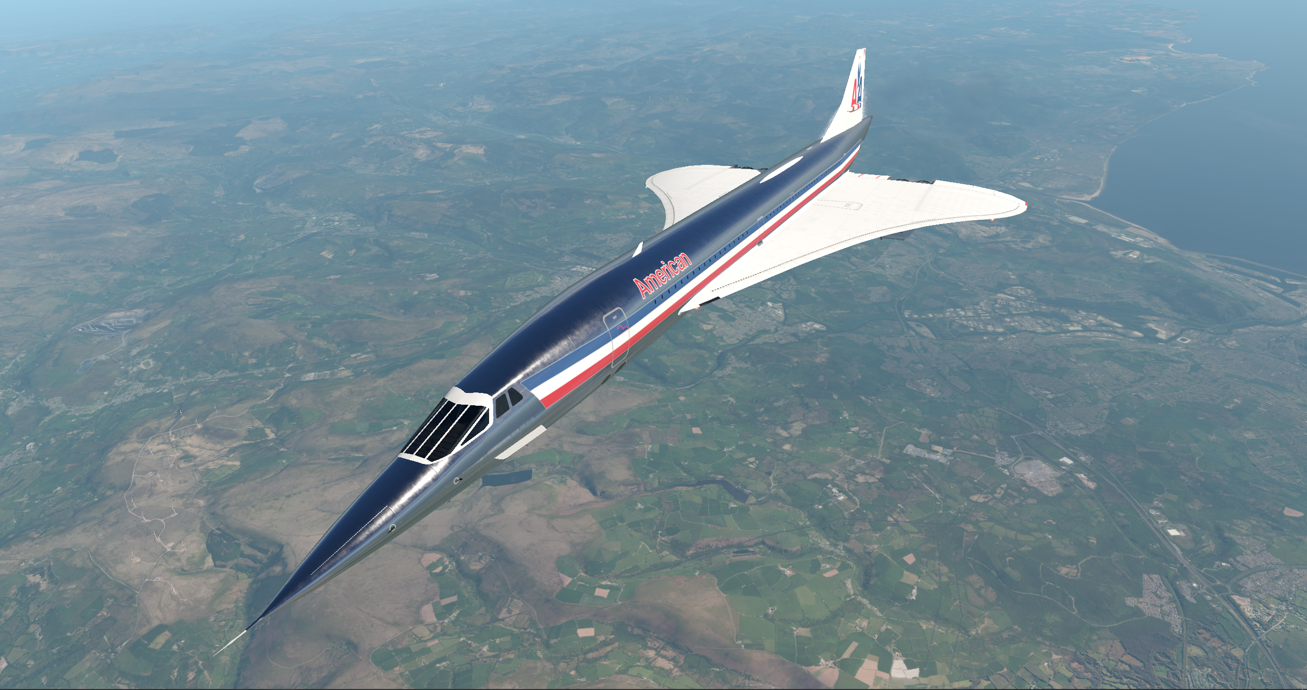 Colimata Concorde American Airlines 90's Livery - Concorde by Colimata ...