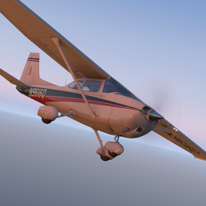 Laminar Research default Cessna 172 N9616Q. - Aircraft Skins - Liveries ...