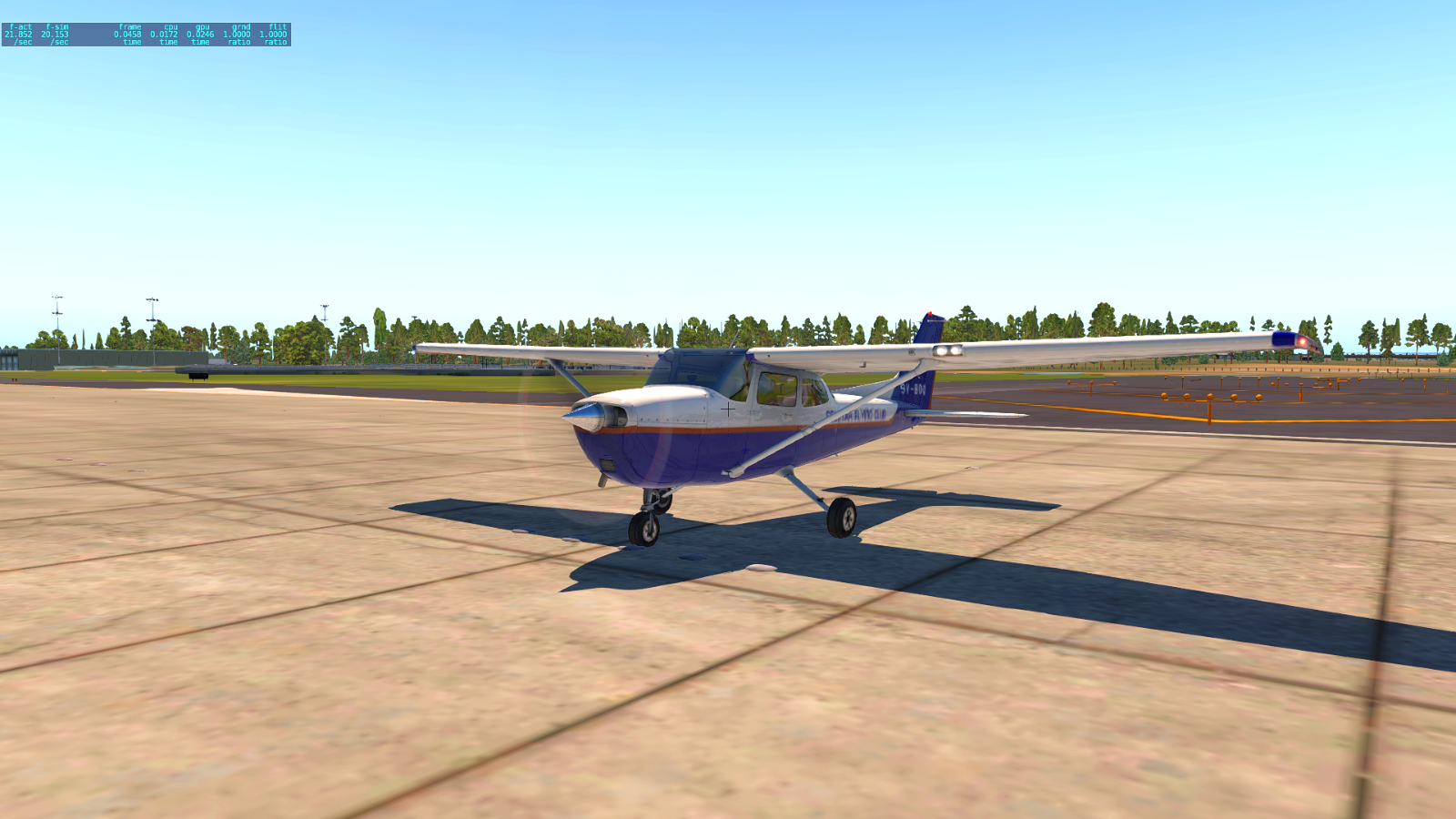 Seletar Flying Club (9V-BOQ) for default Laminar Cessna 172SP XP11/12 ...