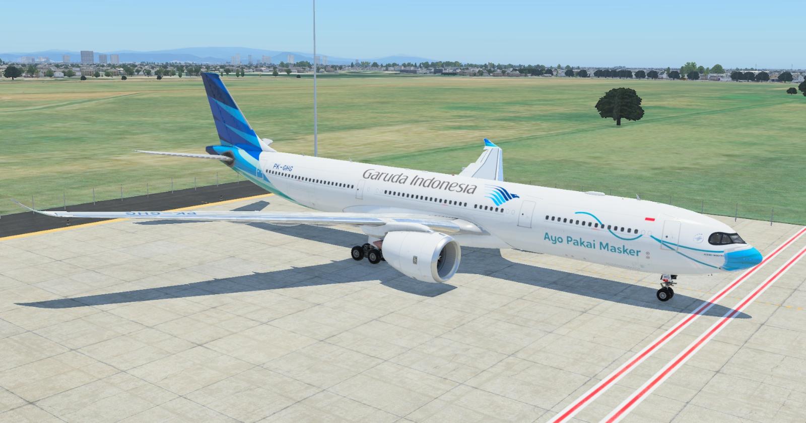 Garuda Indonesia A330neo Livery Pack for X-Works A330-900 NEO Mod XP12 ...