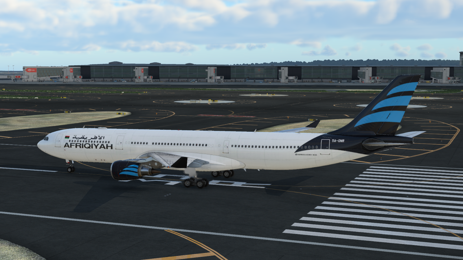 A330-300 LR | Afriqiyah Airways 5A-ONR | - Aircraft Skins - Liveries ...