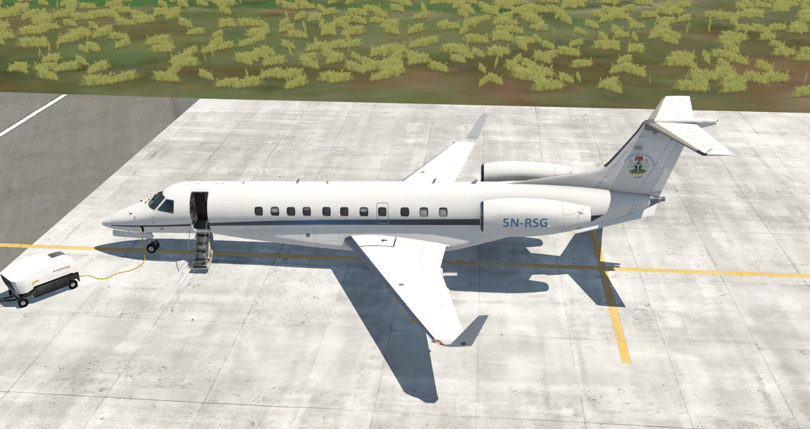 Government of River State Nigeria Erj 135 Legacy - Aircraft Skins ...