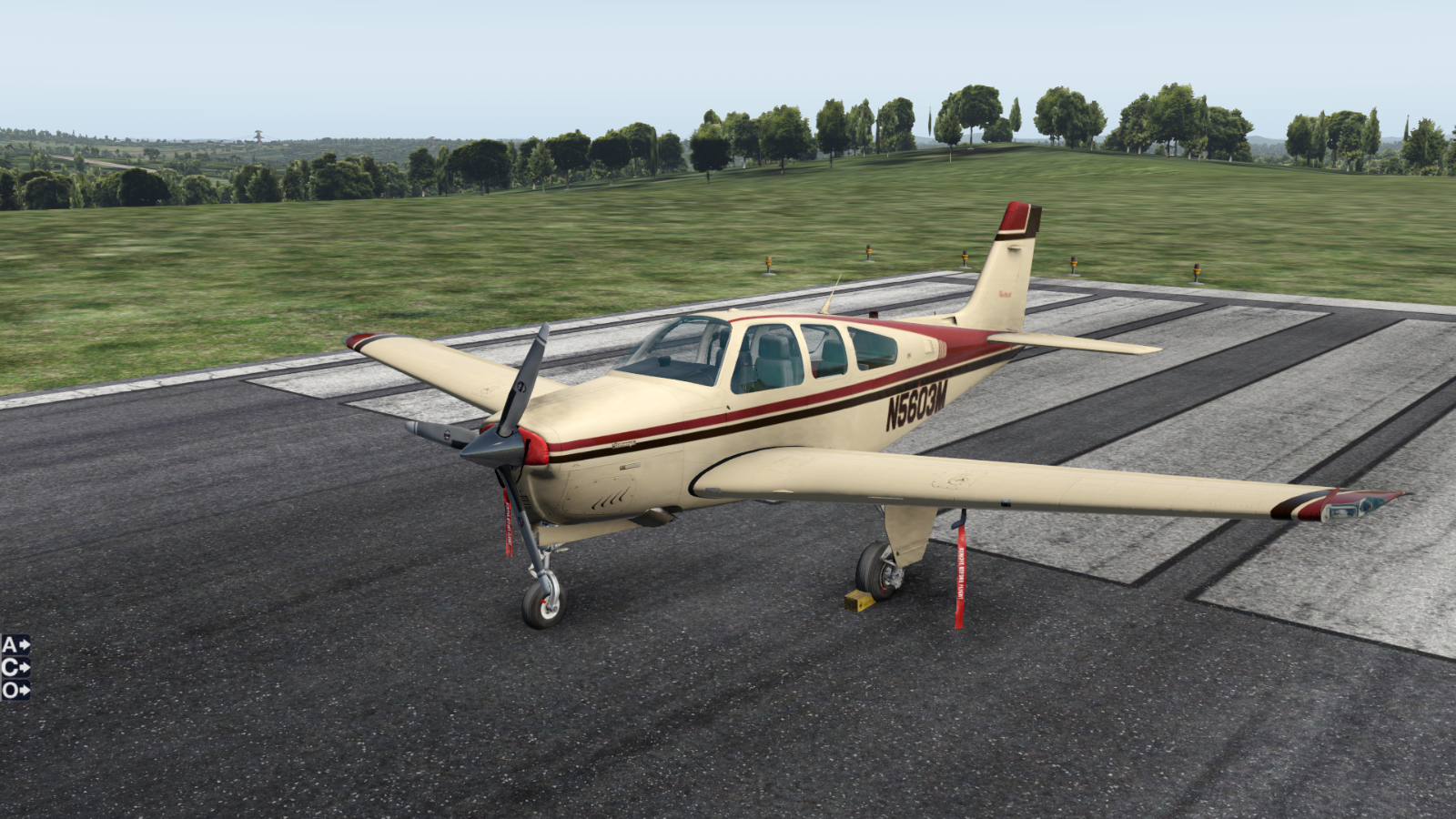 Carenado Beechcraft Bonanza F33A N5603M livery - Carenado Paints - X ...