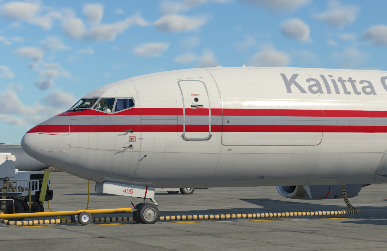 Kalitta Charter II Boeing 737-400 N405CK / N733CK for IXEG 737 RG Mod ...