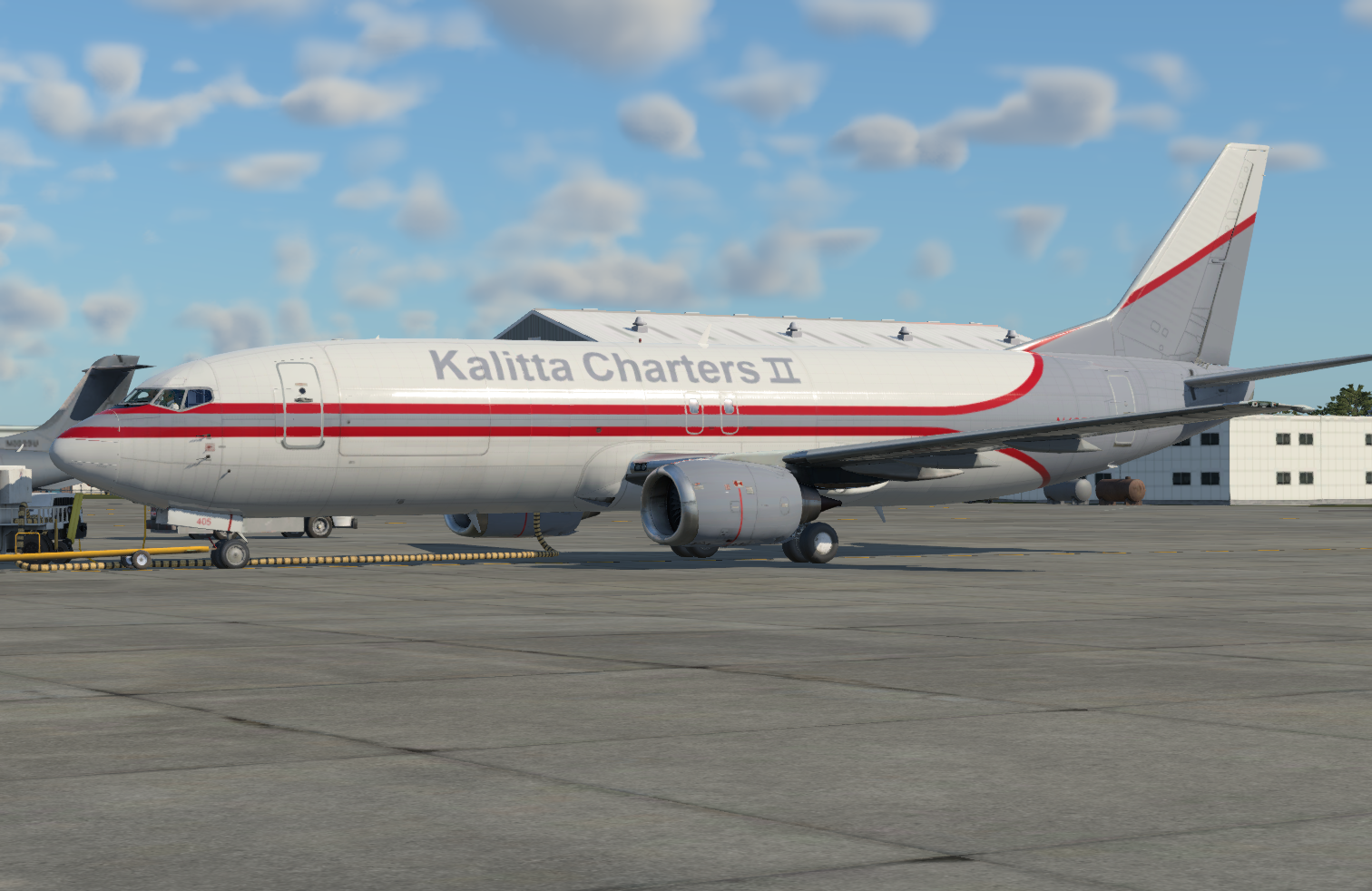 Kalitta Charter II Boeing 737-400 N405CK / N733CK for IXEG 737 RG Mod ...