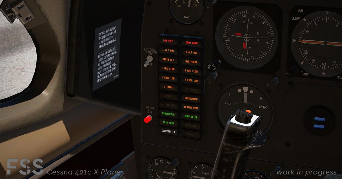 C421 XP by FSS in progress - Page 2 - Airplane Development Notices - X ...