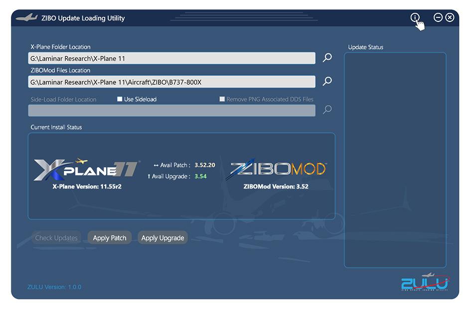 ZULU - ZIBO Update Loading Utility - ZIBO B738-800 modified - X-Plane ...