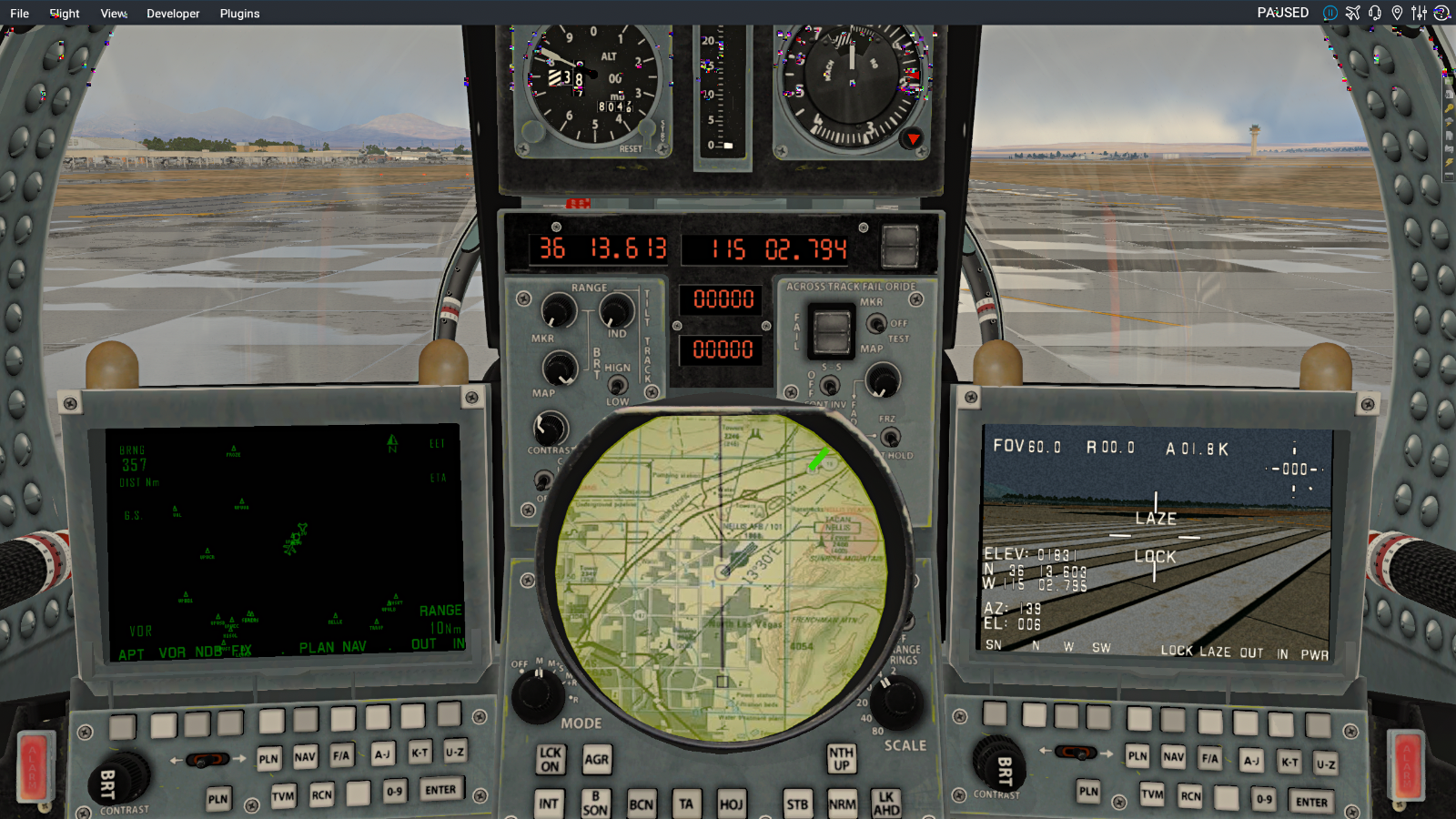 RED FLAG TRAINING AREA MAP FOR XTRIDENT TORNADO AND HARRIER - Flight ...