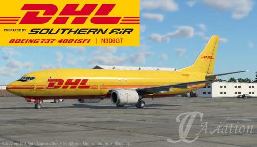 DHL Southern Air Boeing 737-400F N306GT - Aircraft Skins - Liveries - X ...