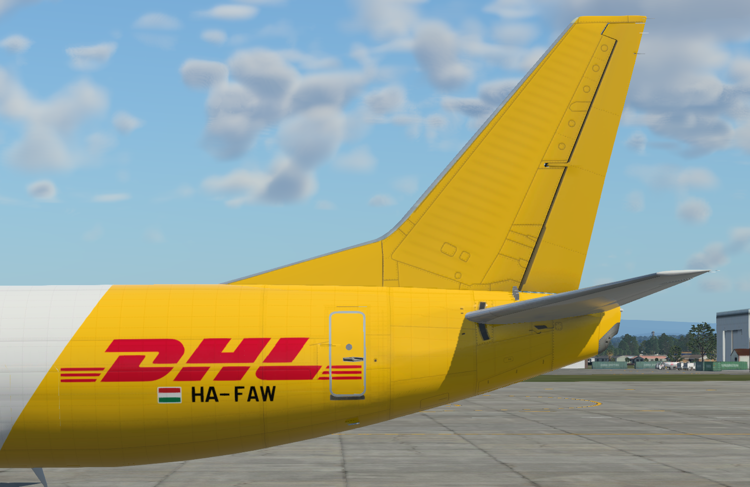 ASL Airlines Hungary / DHL Boeing 737-400SF HA-FAW - Aircraft Skins ...