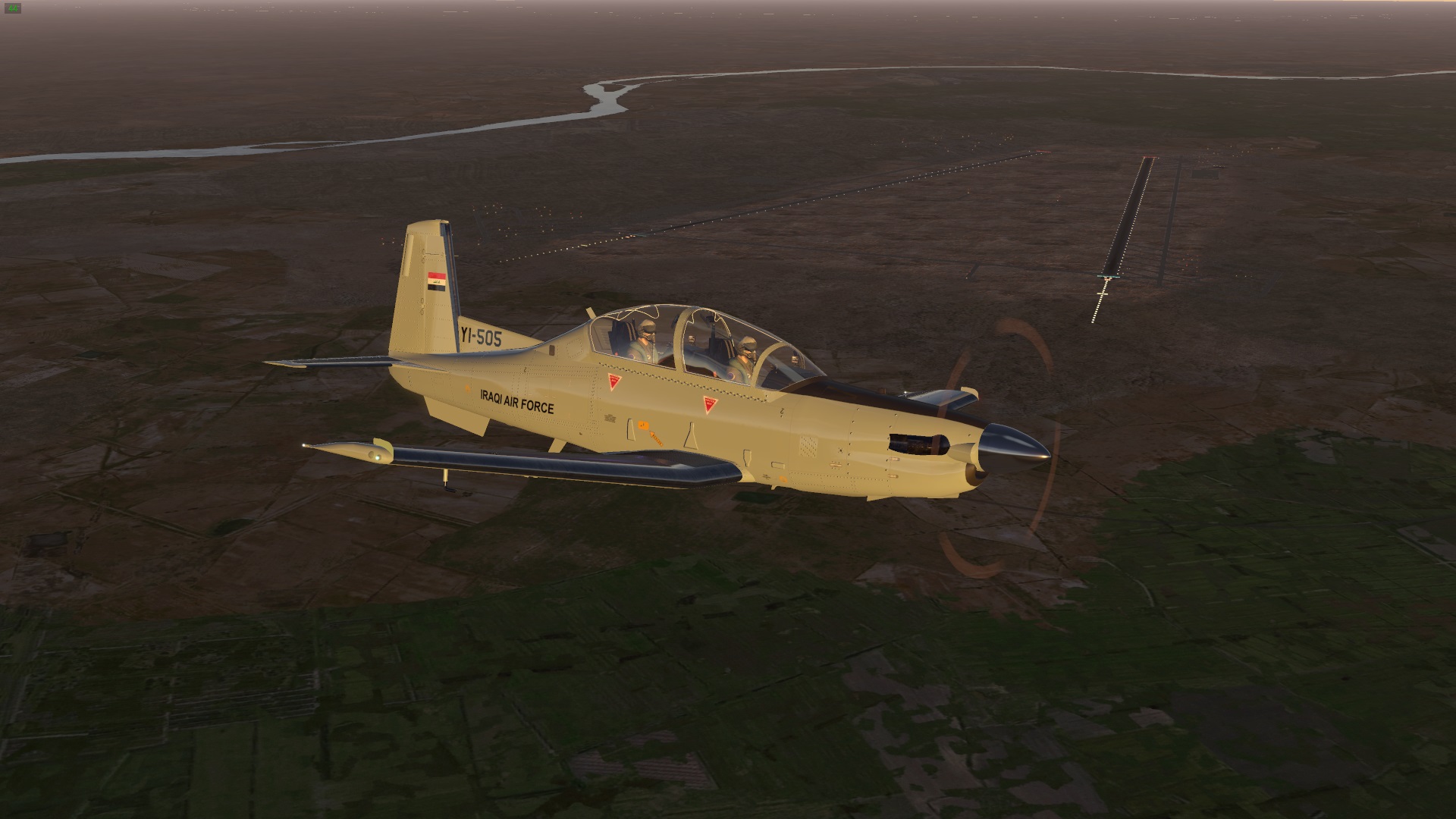 Iraqi Air Force livery for AOA Simulations payware T-6A Texan II - T-6A ...