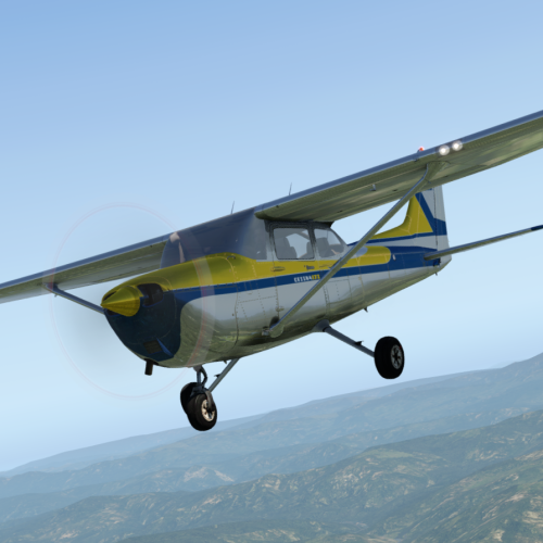 Laminar Research default Cessna 172 classic (polished) color scheme ...