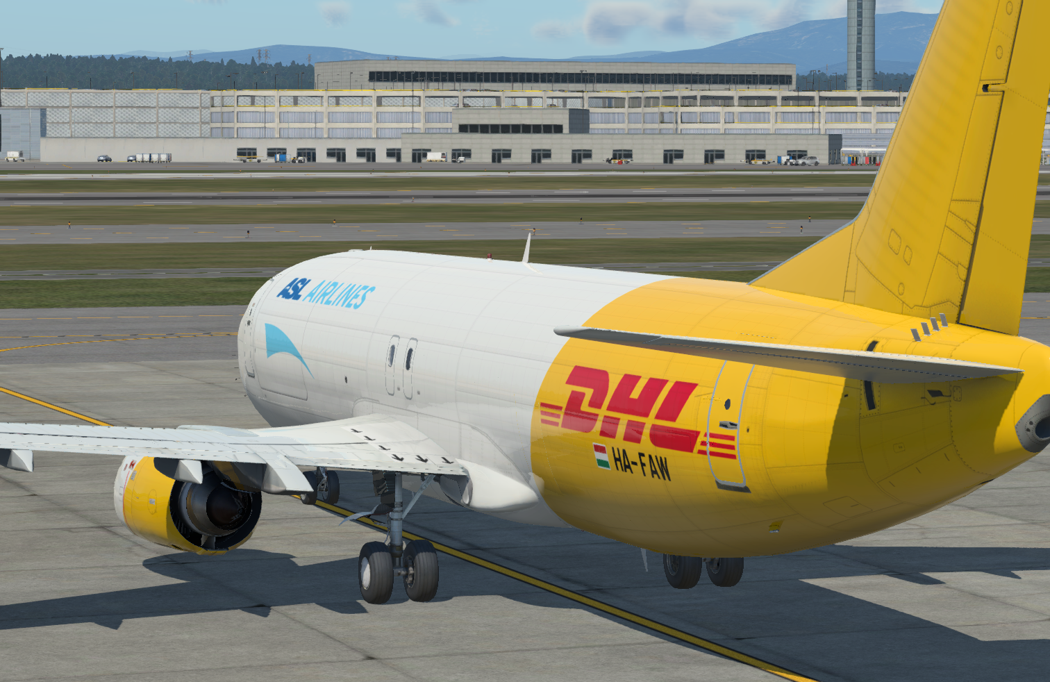 ASL Airlines Hungary / DHL Boeing 737-400SF HA-FAW - Aircraft Skins ...