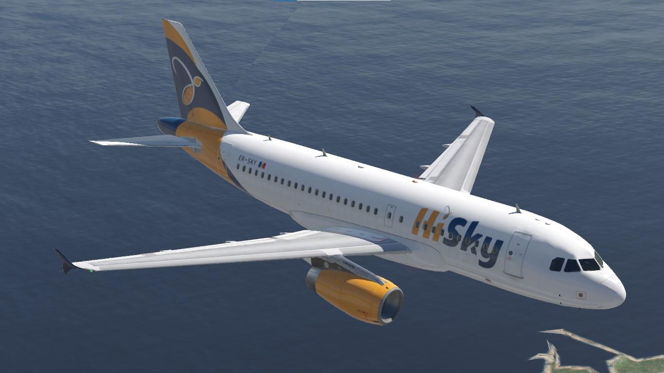 Toliss A319-100 ER-SKY HiSky livery - Toliss A319 - X-Plane.Org Forum
