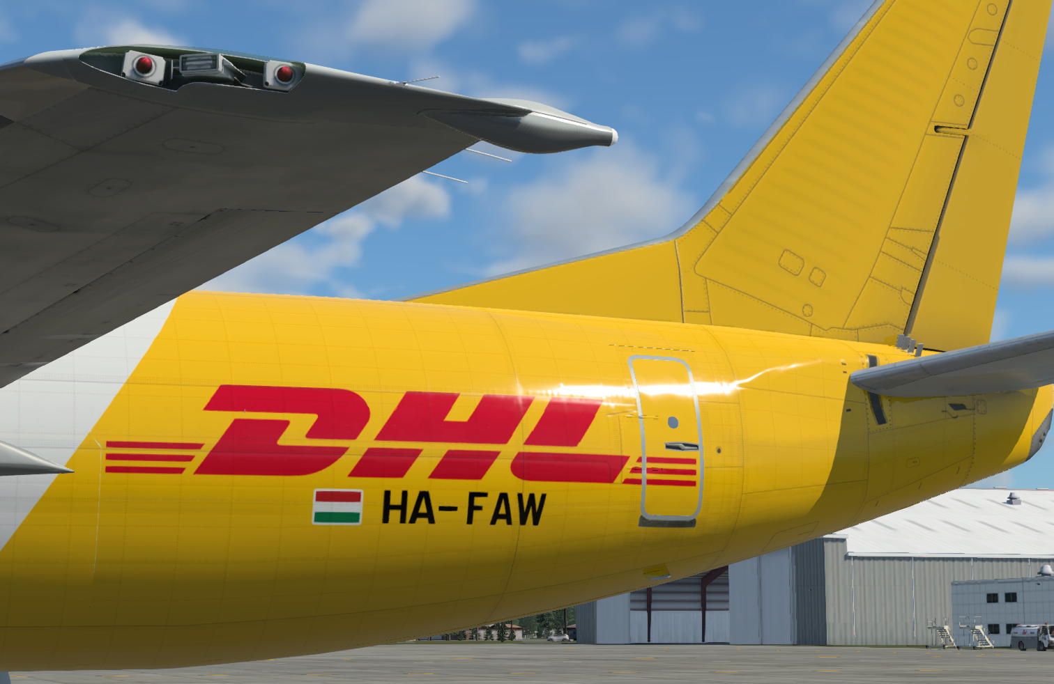 ASL Airlines Hungary / DHL Boeing 737-400SF HA-FAW - Aircraft Skins ...
