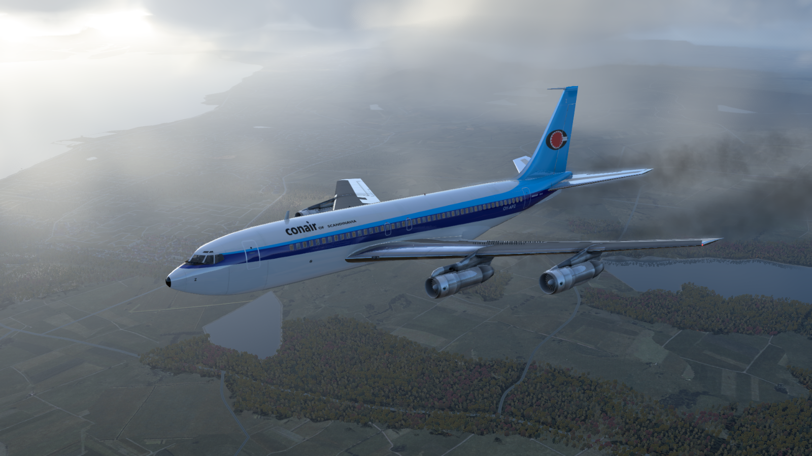 Conair of Scandinavia Boeing 720B livery - Aircraft Skins - Liveries ...