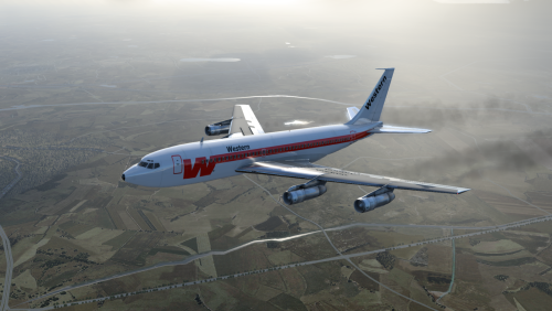 Western AIrlines Boeing 720B livery - Aircraft Skins - Liveries - X ...