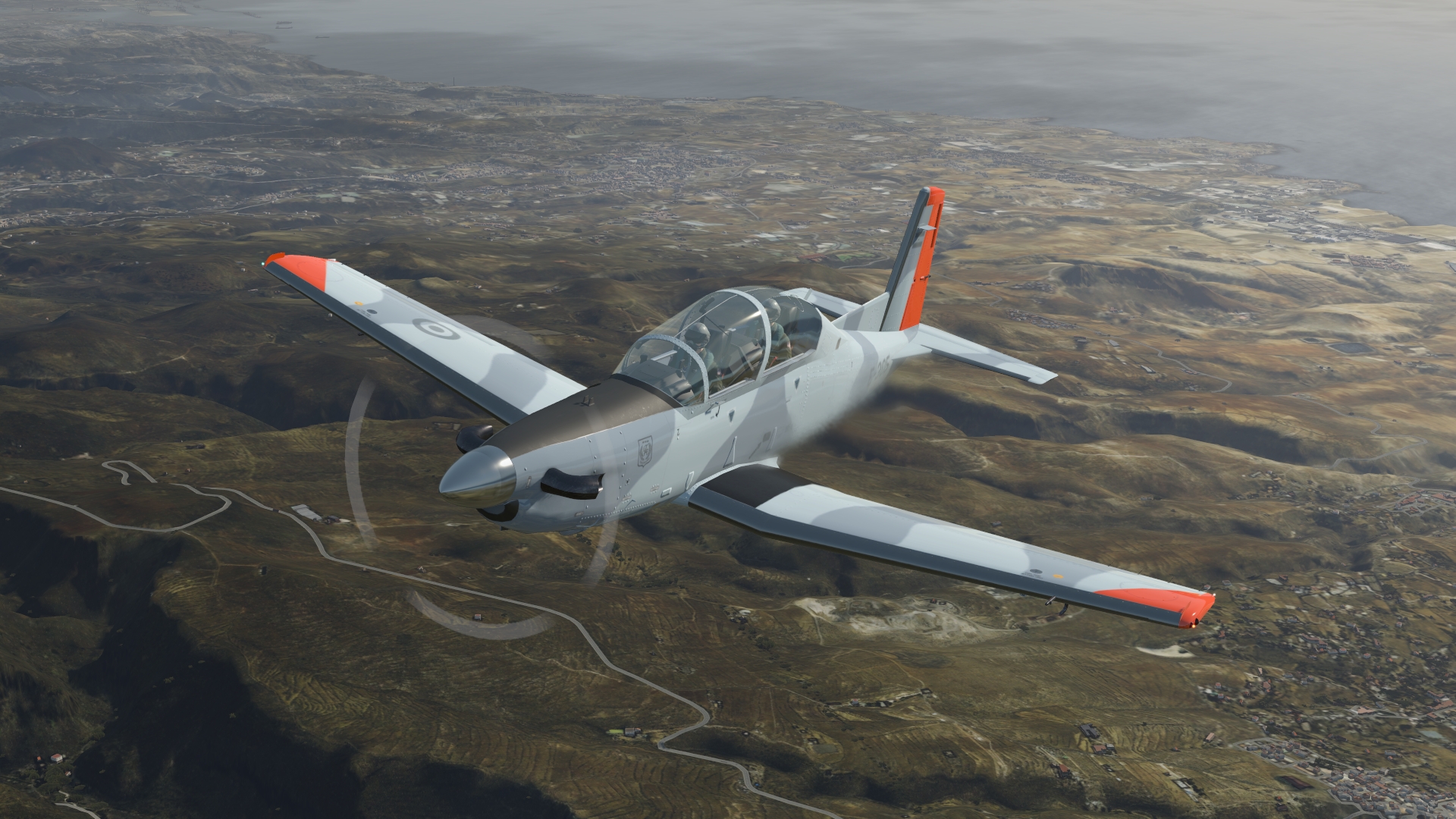Argentine Air Force livery for AOA Simulations payware T-6A Texan II ...