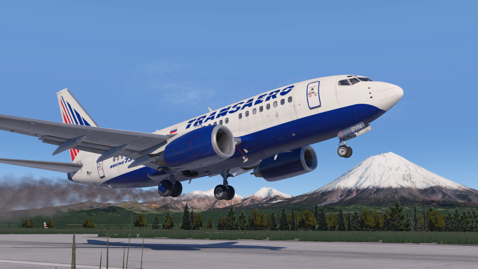 Boeing 737-600 Level Up Transaero livery (reg. VP-BYN) by Painting ...