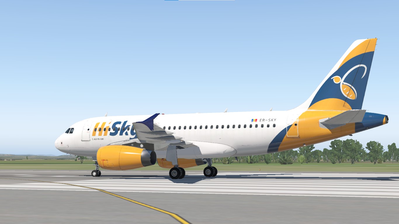 Toliss A319-100 ER-SKY HiSky livery - Toliss A319 - X-Plane.Org Forum
